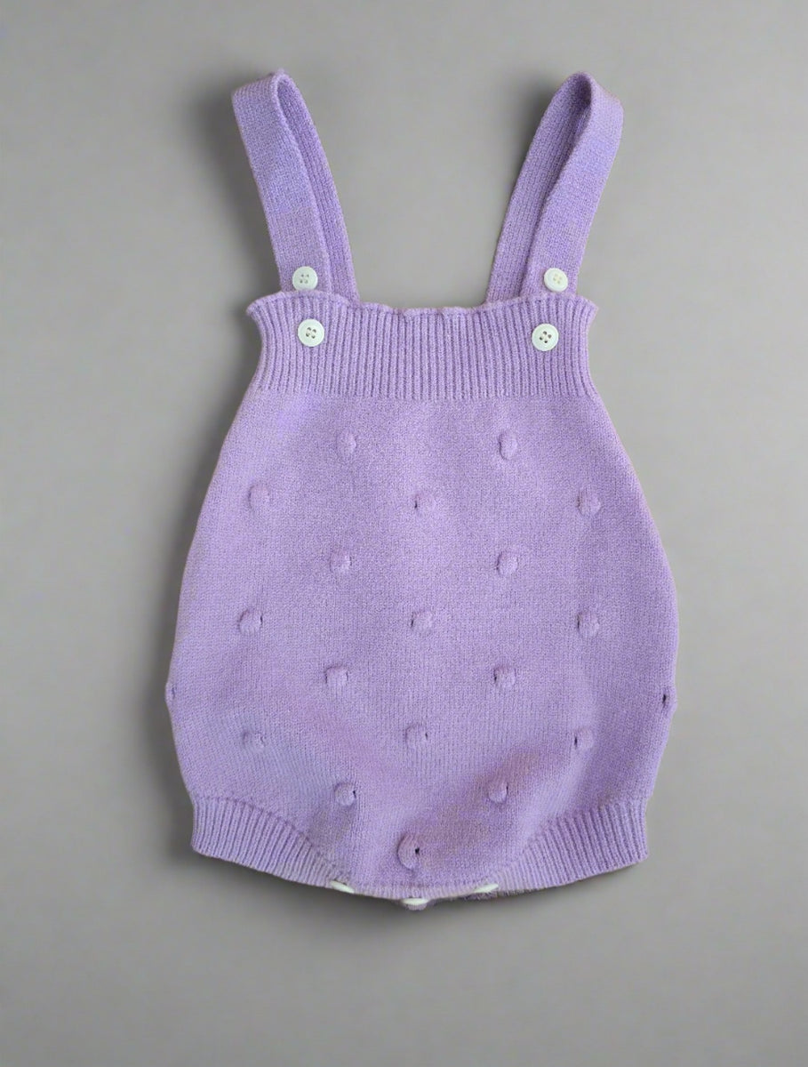 Ella knitted romper sample sale – Little Miss Amberly
